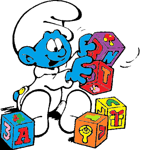 baby smurf coloring pages